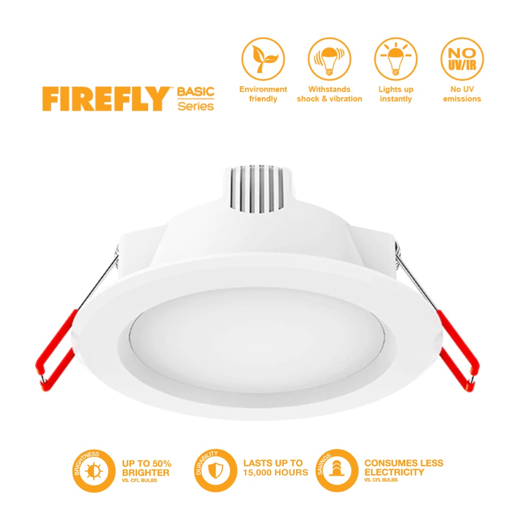 3W Firefly Basic Series Integrated Downlight 3 Inch Daylight ...