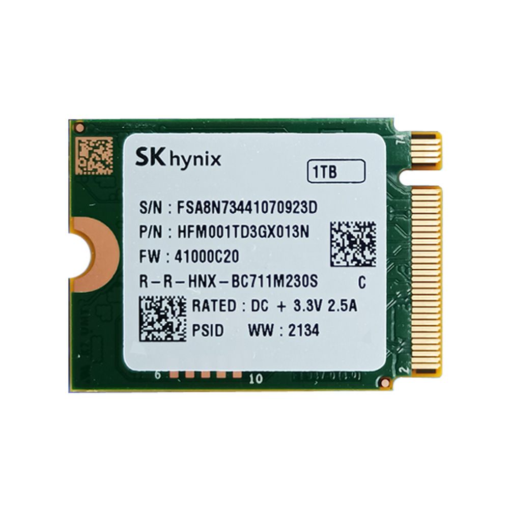 SK Hynix BC711 1TB M.2 2230 NVMe Replacement SSD for Microsoft Surface ...
