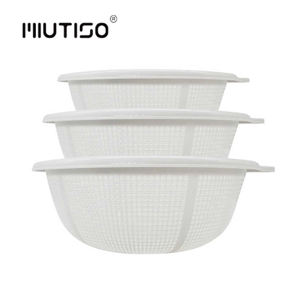 Miutiso Colander Strainer Basket Draining Salad, Noodles, Vegetables ...