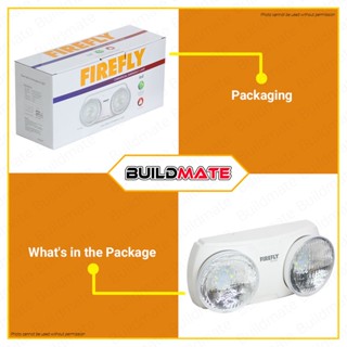 BUILDMATE Firefly 240V Commercial Emergency Lamp LED Light Dual Optics ...