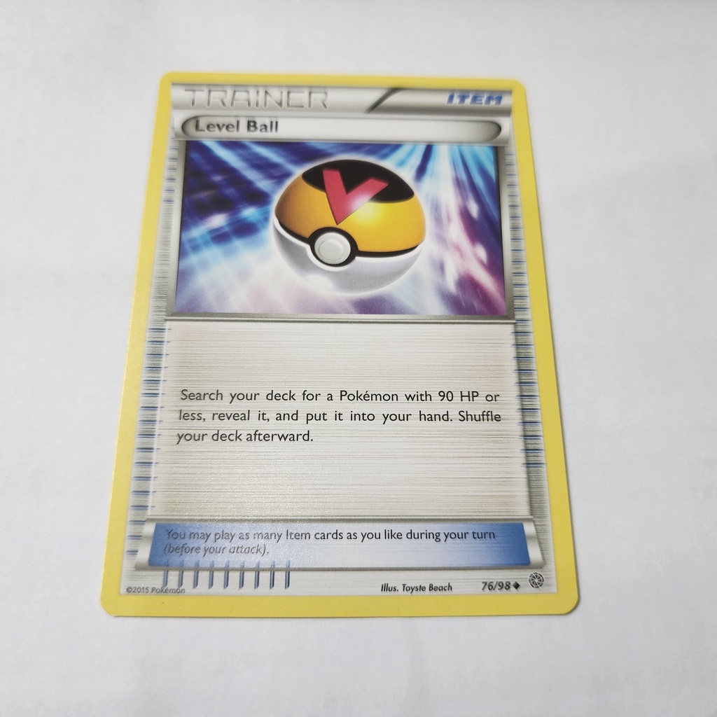 Level Ball - 76/98 - Uncommon | XY: Ancient Origins | Pokemon Cards ...