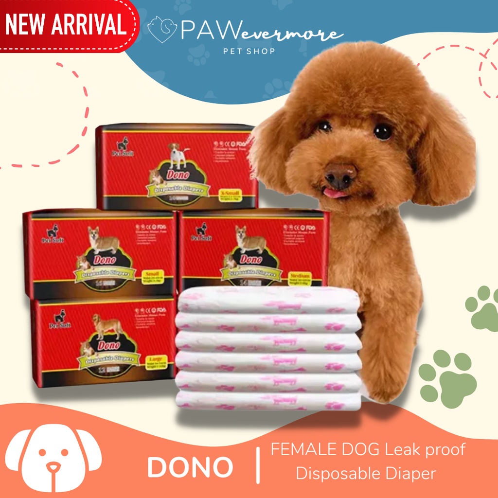 DONO Disposable Leak Proof Diaper FEMALE | Shopee Philippines