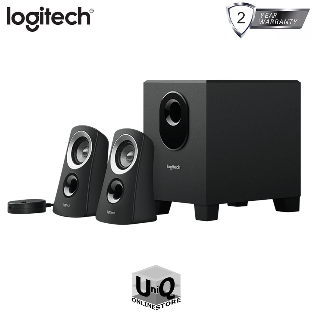 Logitech Z313 Speaker System with Subwoofer (Black) | Shopee Philippines