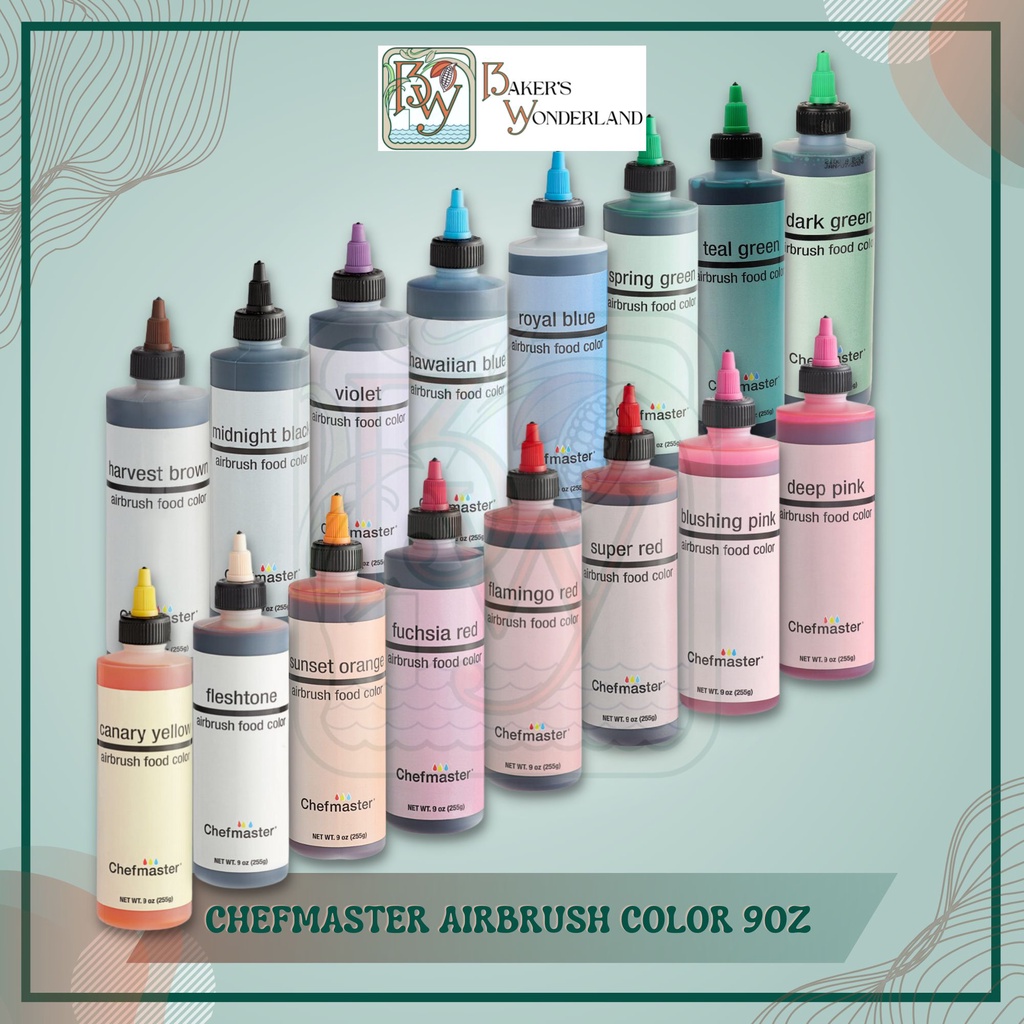 Chefmaster® Airbrush Food Color 9oz | Shopee Philippines