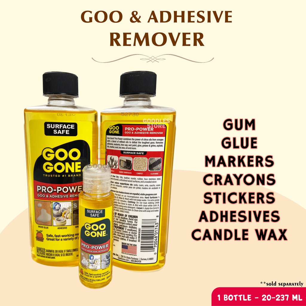 Goo Gone Pro-Power Heavy Duty Adhesive Goo Tar Grease Remover Sticky ...