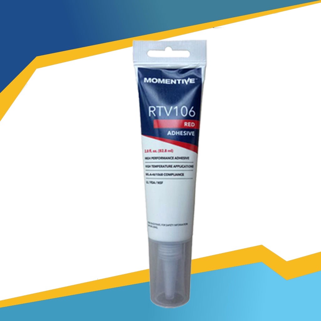 Momentive RTV106 Red Adhesive Multipurpose Silicone Electronic Sealant ...
