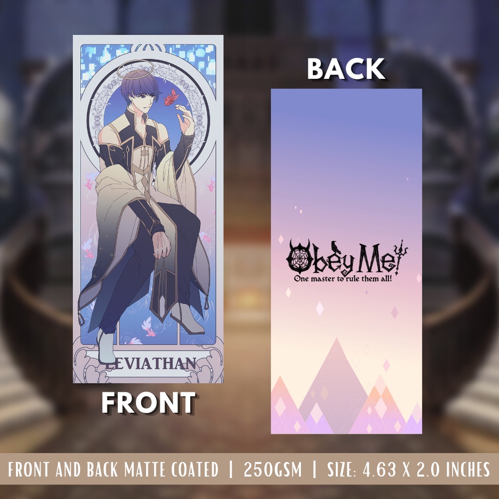 Obey Me Otome Tarot Cards Front and Back Printed Matte Coated | Shopee ...