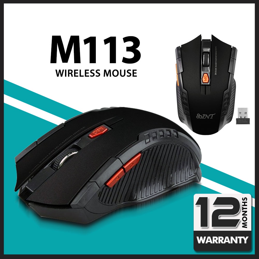 INT-M113 Wireless Mouse 10 meters wireless range with 2.4GHz Nano ...