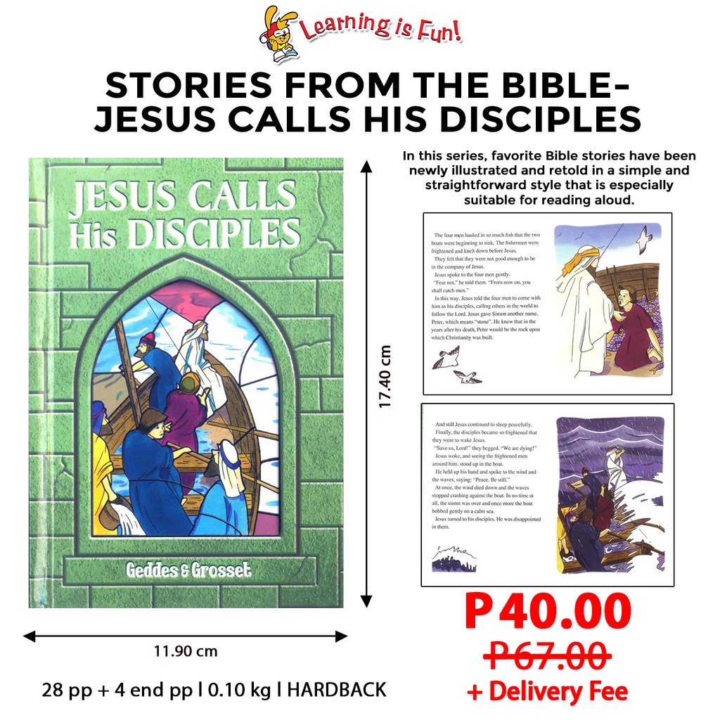 STORIES FROM THE BIBLE - JESUS CALLS HIS DISCIPLES | Shopee Philippines