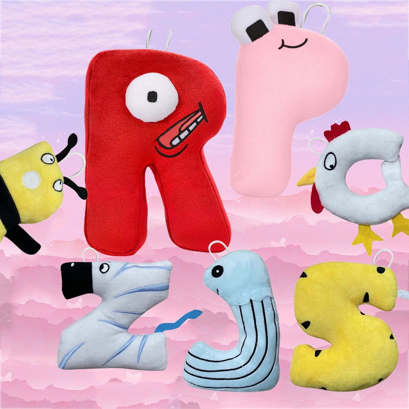 Alphabets Alphabet Lore Plush 15CM Alphabet Lore Plushies Stuffed ...