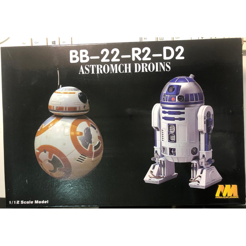 Star Wars BB8+R2-D2 Assemble Model Nuclear model 1/12 Repaired robot ...