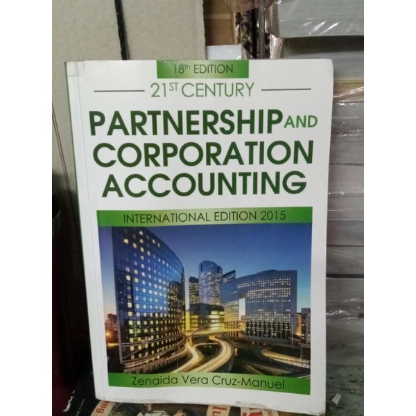 PARTNERSHIP and CORPORATION ACCOUNTING (USED BOOK) | Shopee Philippines