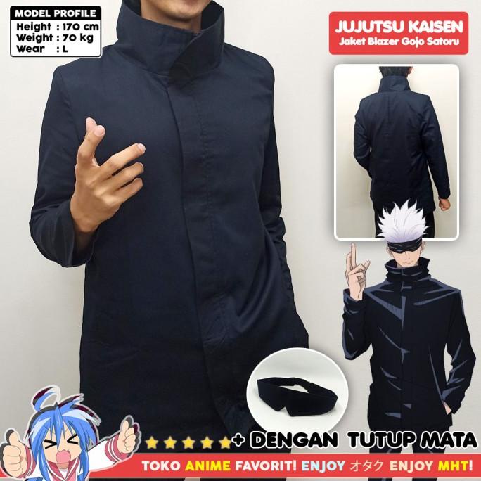 Jujutsu Kaisen Gojo Satoru Gakuran Anime Jacket Blazer | Shopee Philippines