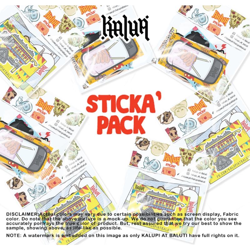 Kalupi "Sticka'" Sticker Pack | Shopee Philippines
