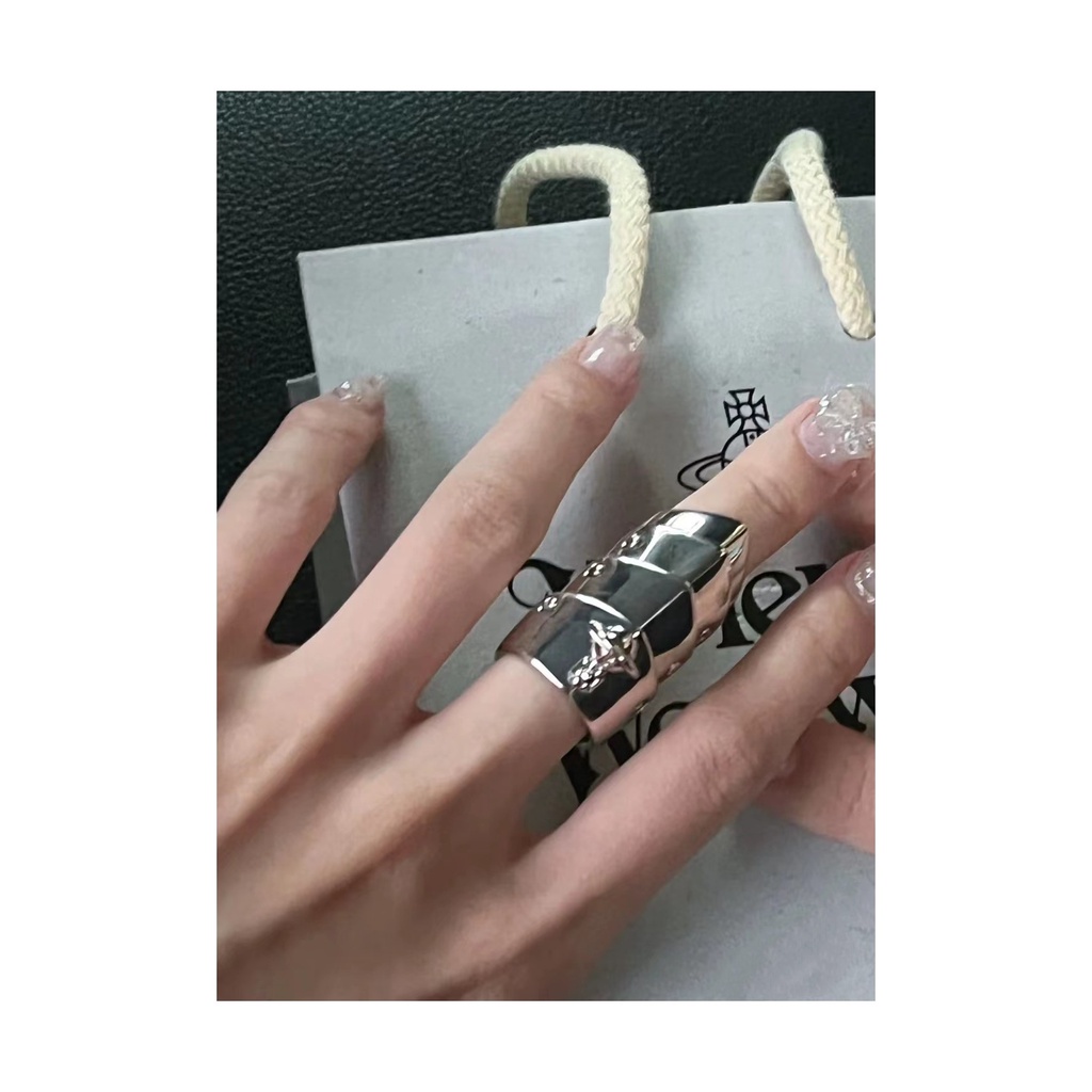 Four-Section Armor Ring NANA Bone Men Women Punk Style Light Luxury ...