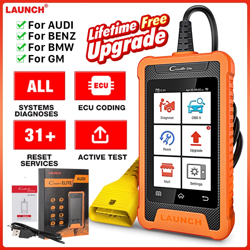 LAUNCH X431 Elite AUDI/BENZ/BMW/GM Car Professional Full Function ...