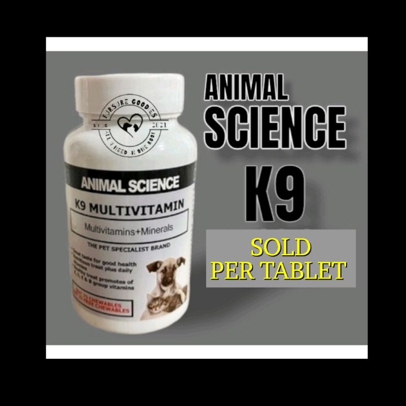 K9 Animal Science Multivitamins SOLD PER TABLET | Shopee Philippines
