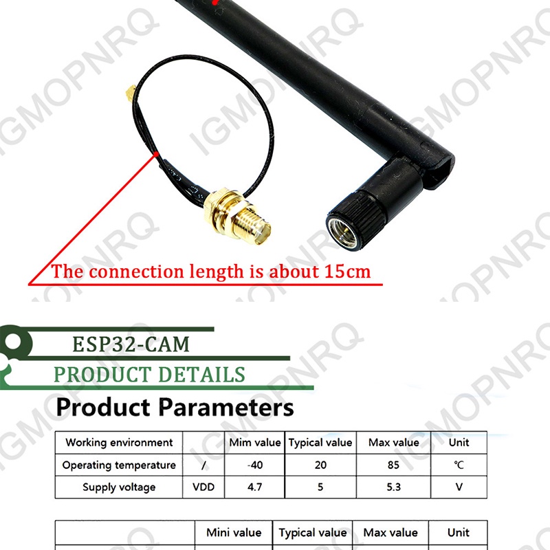 Esp32 Cam Mb Wifi Esp32 Cam Bluetooth Development Board With Ov2640 Camera Micro Usb To Serial