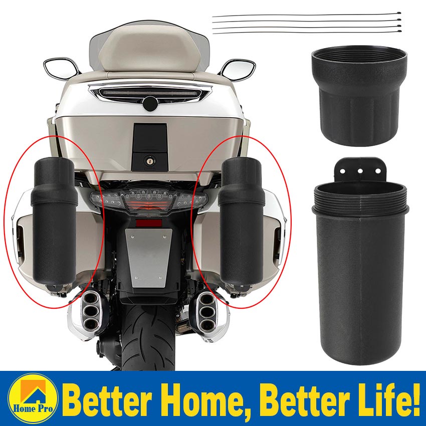 Motorcycle Tool Tube With Lock Gloves Waterproof Storage Box Canisters ...