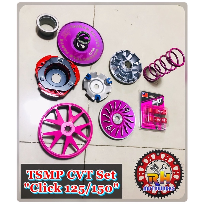 TSMP CVT SET for Click 125/150 (with Half Sheave) | Shopee Philippines