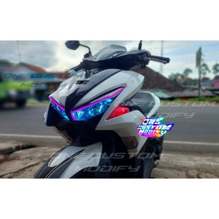 Aerox Eyebrow LED Light 155v 2 BONUS DEVIL EYES AEROX Twilight Light ...