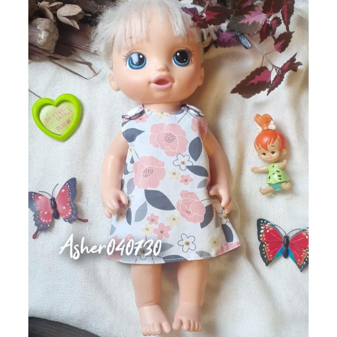 Baby Alive Clothes/ Baby Alive Reversible Dress for 12" Inches Doll ...