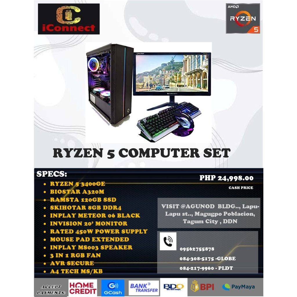 RYZEN 5 COMPUTER SET | Shopee Philippines