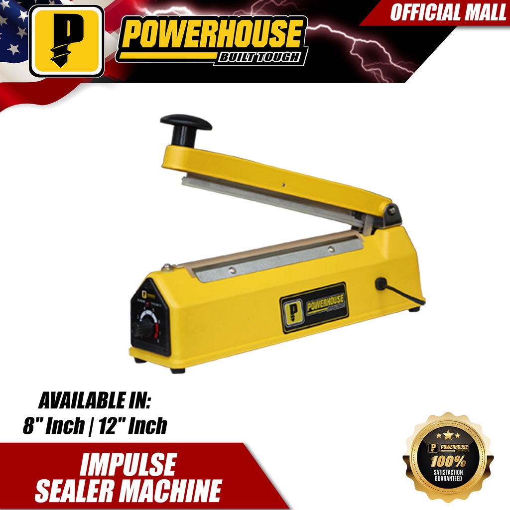 POWERHOUSE Industrial Impulse Sealer Machine 8" Inch | 12" Inch [SOLD ...