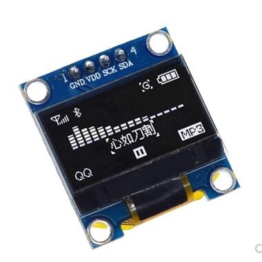 0.96 inch IIC Serial Yellow Blue OLED Display Module 128X64 I2C SSD1306 ...