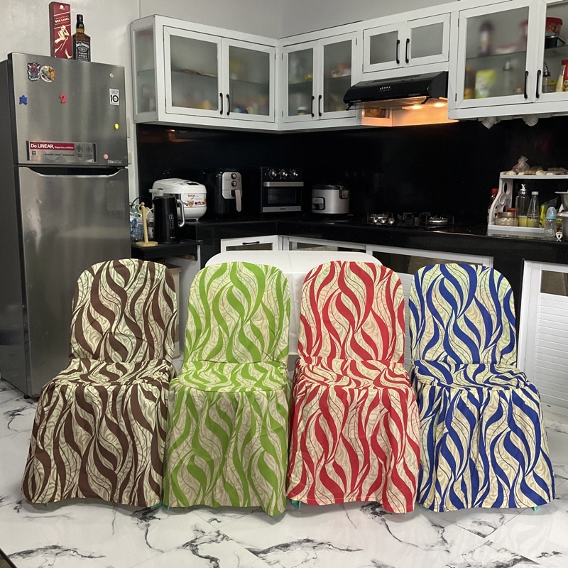 PRINTED Monoblock Chair Cover | Christmas Chair Cover | Shopee Philippines