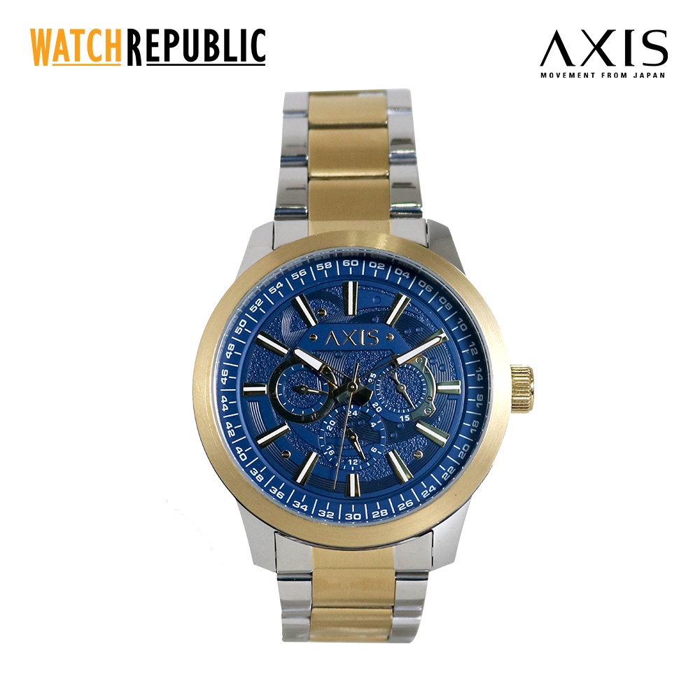 Axis Charles Two Tone Stainless Analog Watch For Men AH1357-0904 ...