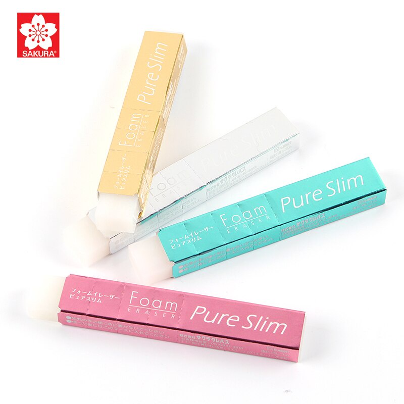 (Imported From Japan) SAKURA PURE SLIM FOAM ERASER | Shopee Philippines