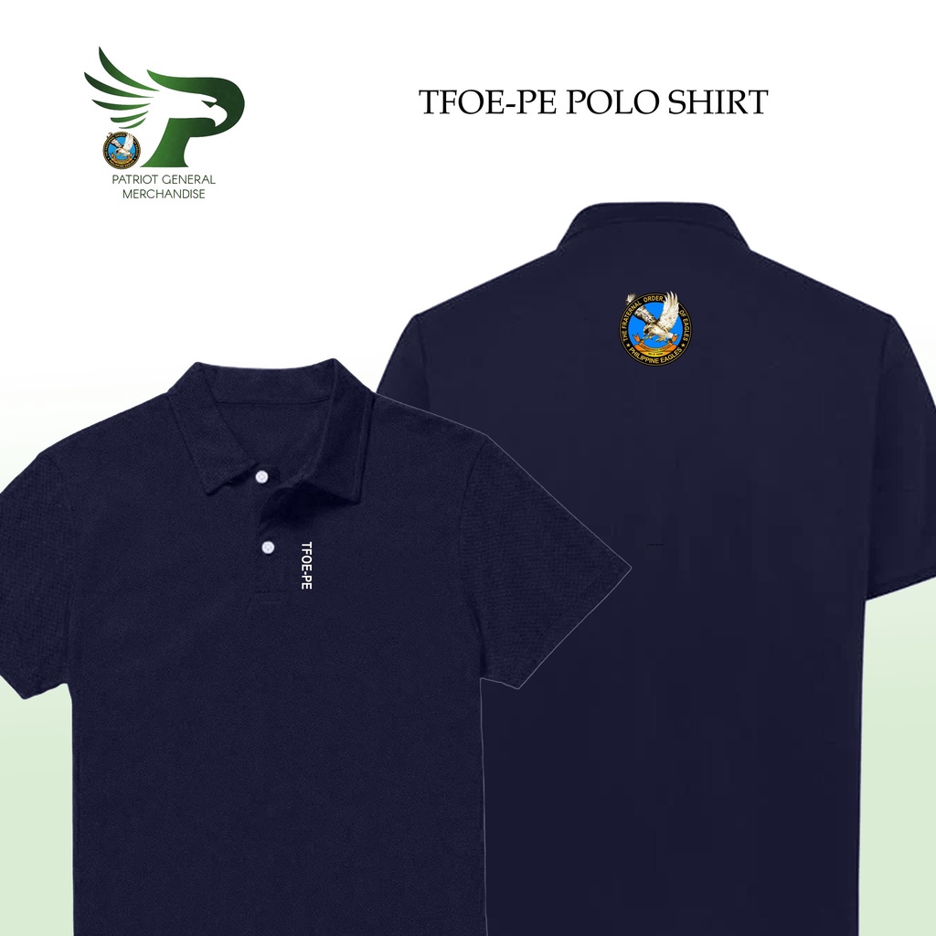 TFOE Minimalist Polo Shirt- Patriot Gen Merchandise Free sticker ...