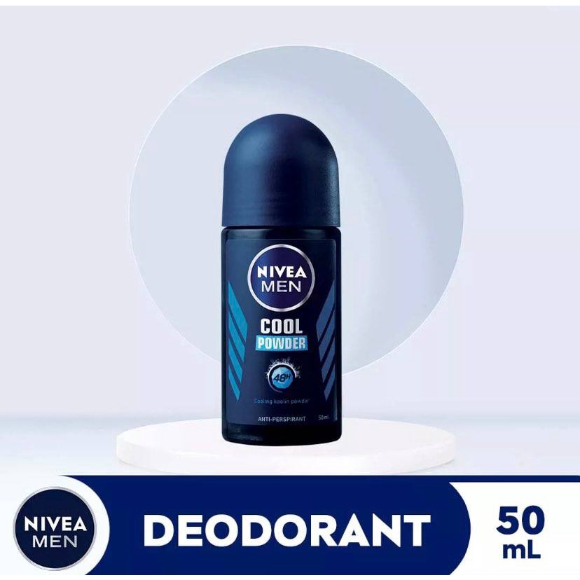 NIVEA COOL POWDER ANTI-PERSPIRANT DEODORANT ROLL-ON 50ml | Shopee ...