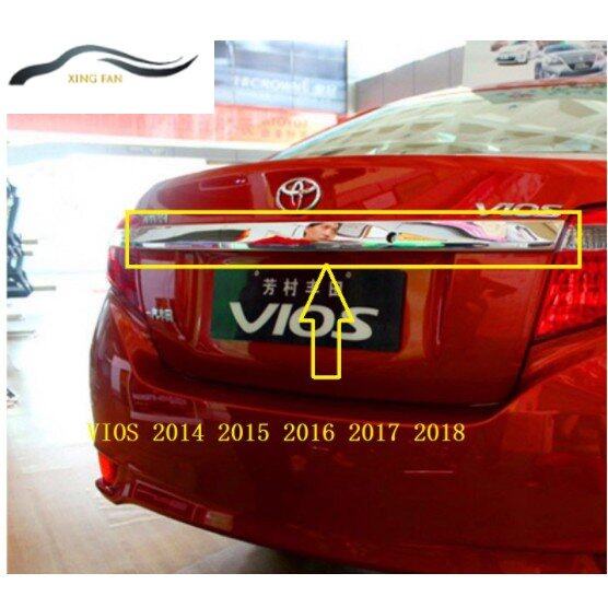 XINFAN Toyota Vios 2013 - 2017 NCP150 Rear Chrome Bar - Stick Type Car ...