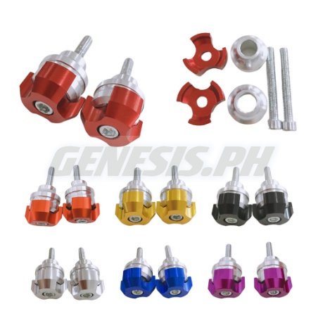 Genesis Motorcycle 1Pair Bar End Plate Holder Bolt Alloy | Shopee ...