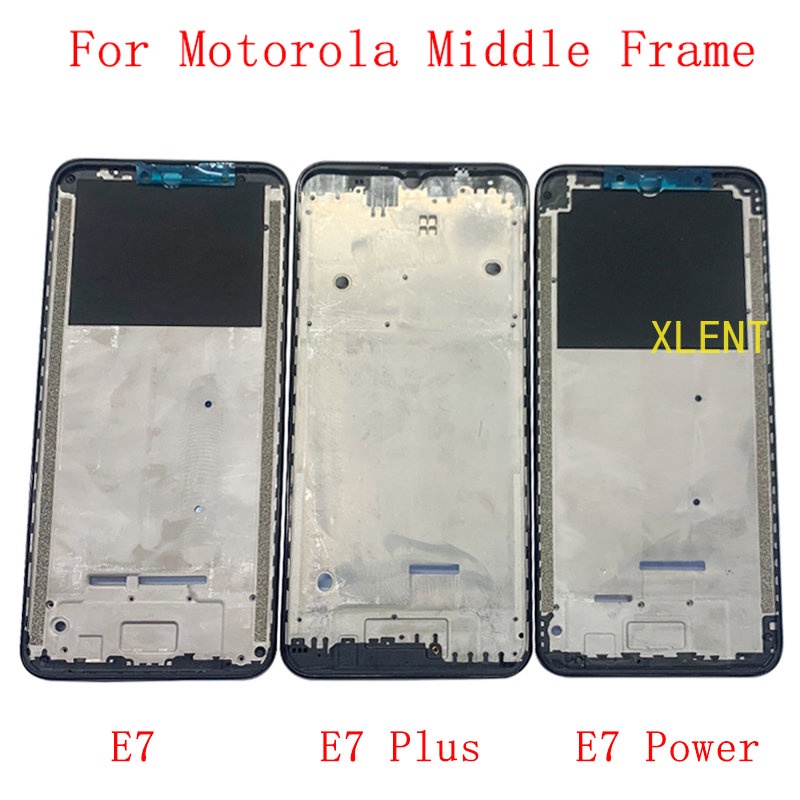 Middle Frame LCD Bezel Plate Panel Chassis Housing For Motorola Moto E7 ...