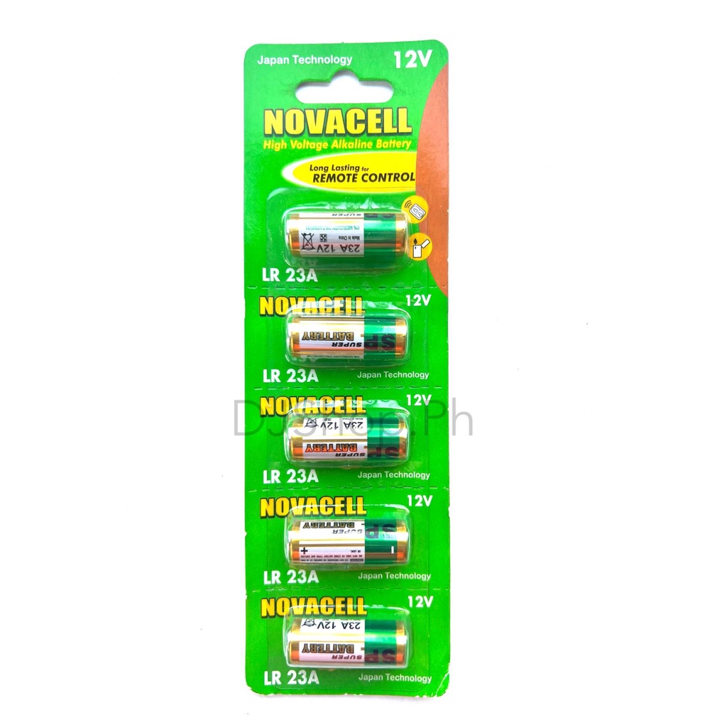 23A 12V NOVACELL ALKALINE BATTERY REMOTE CONTROL(5PIECES 1PACK ...
