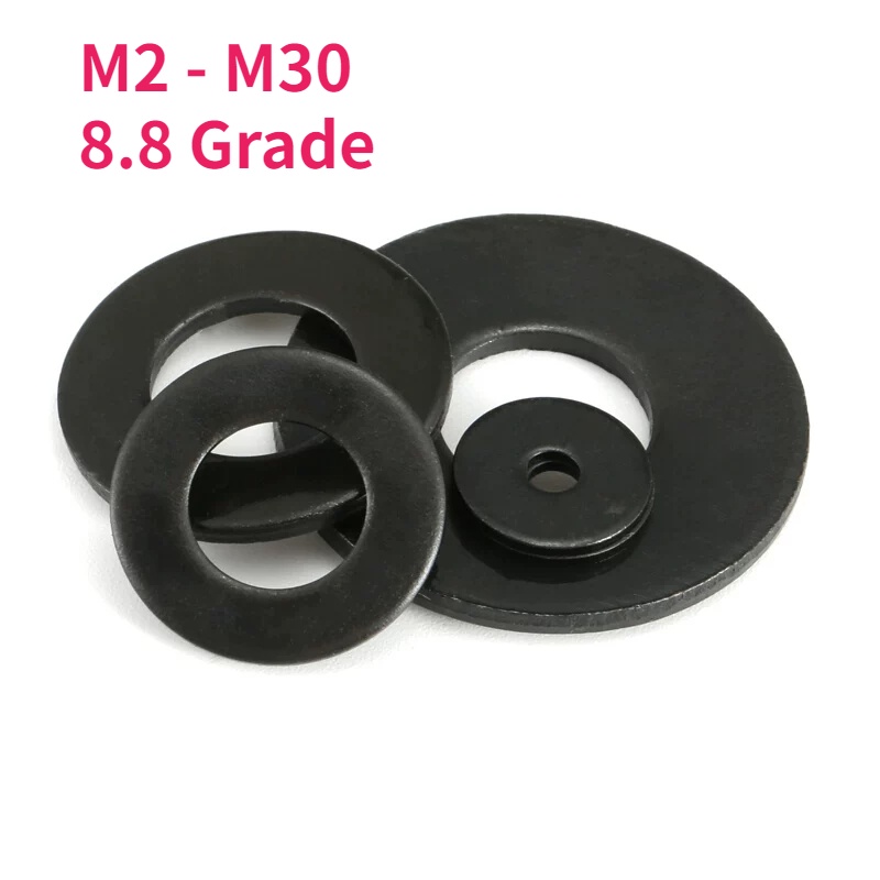 M2 M2.5 M3 M4 M5 M6 M8 M10 M12 M14 M16 M18 M20 M22 M24 M27 M30 8.8 Grade Carbon Steel Flat ...