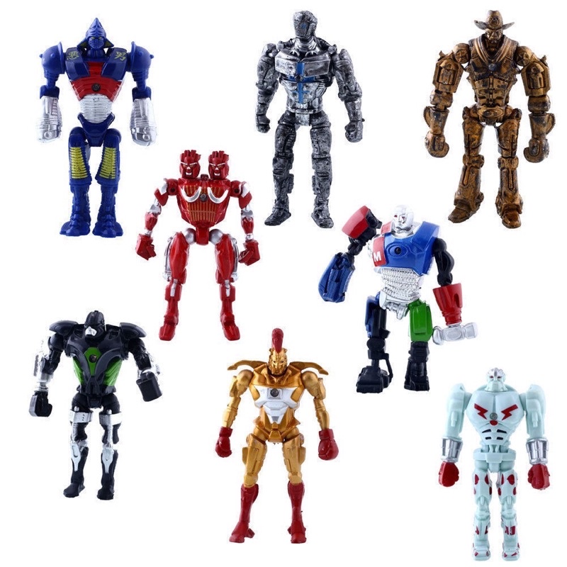 Real Steel Set of 8 Action Figure | Shopee Philippines