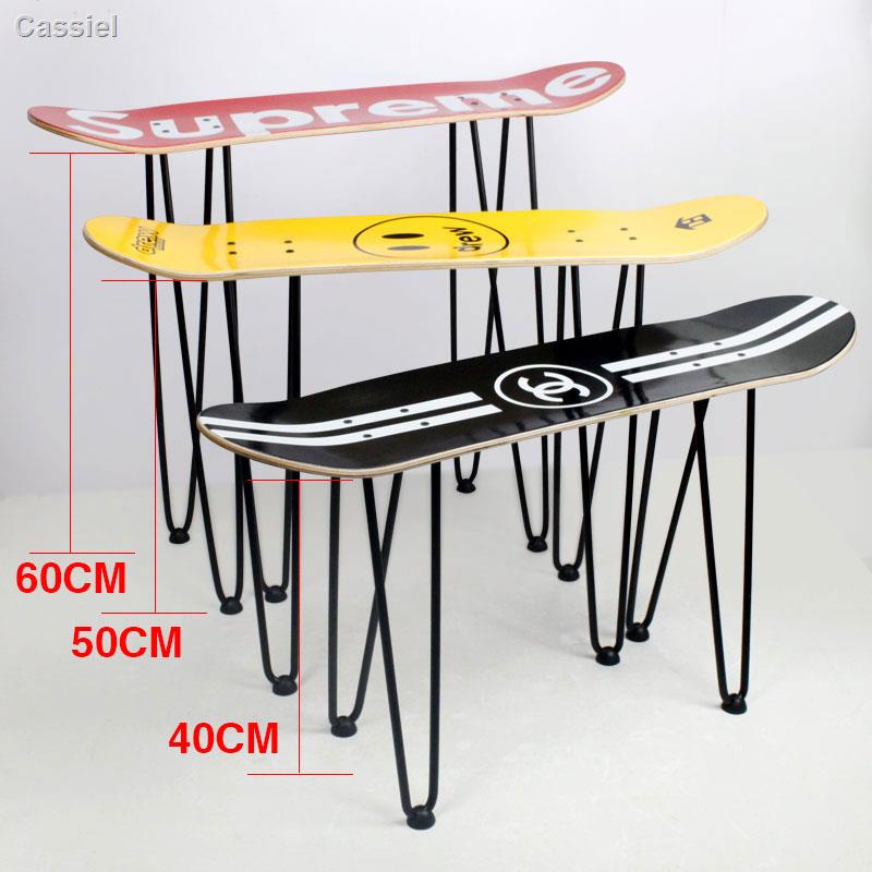 Creative skateboard stool shoe change stool skateboard transformation ...