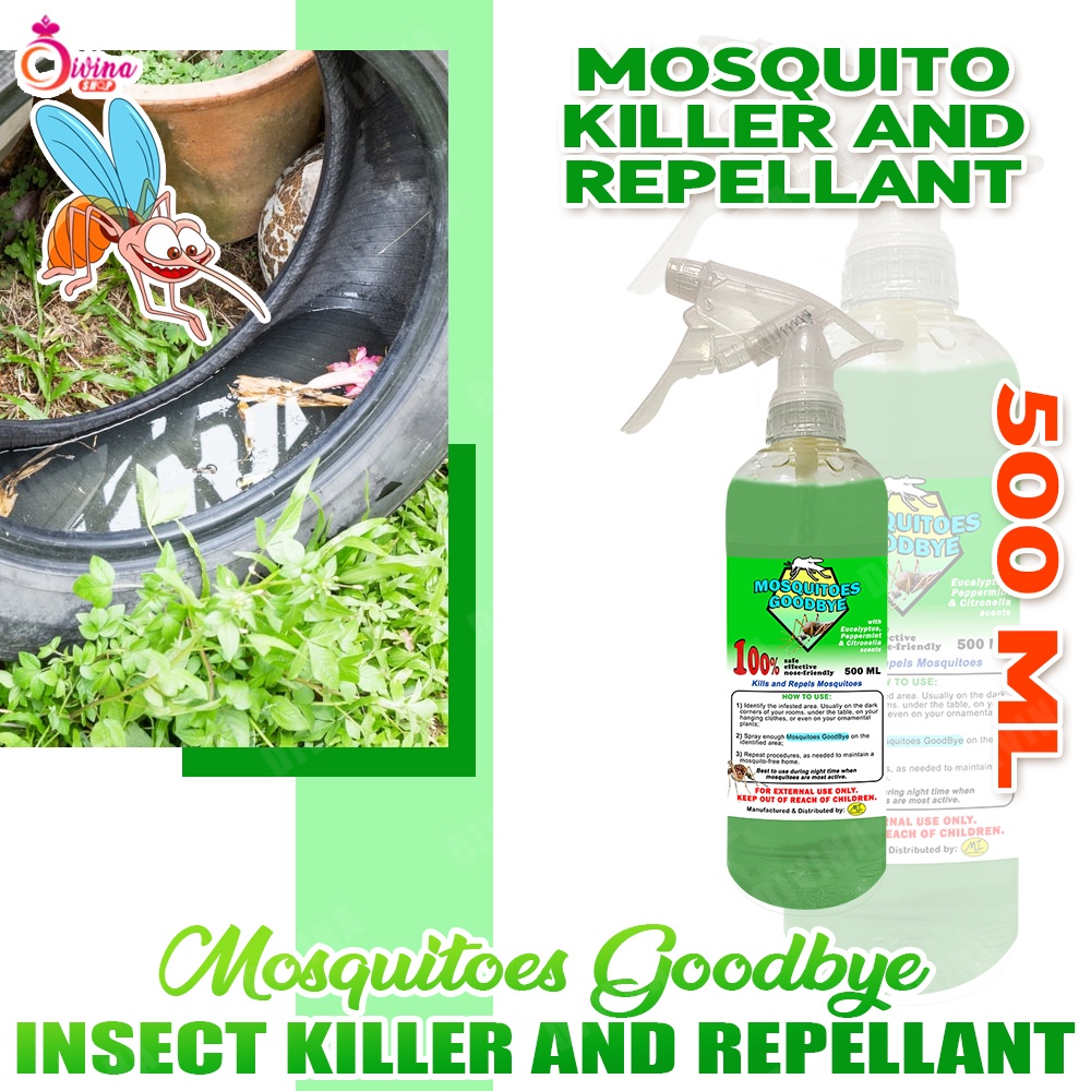 Mosquitoes Goodbye Spray 500ml Mosquito Killer Repellant Anti-dengue ...