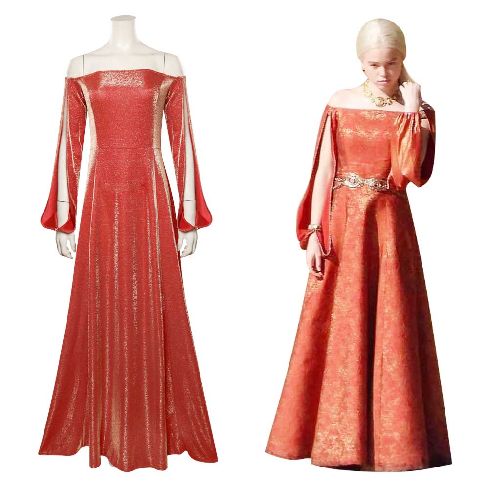 Womens Rhaenyra Targaryen Costume Rhaenyra Cosplay Costumes Dress ...