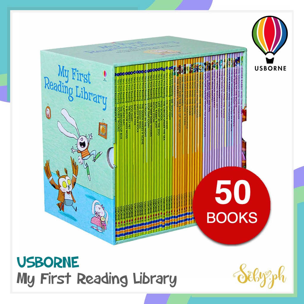 SOBY PH - Usborne My Very First Reading Library 50 Books Set Collection ...