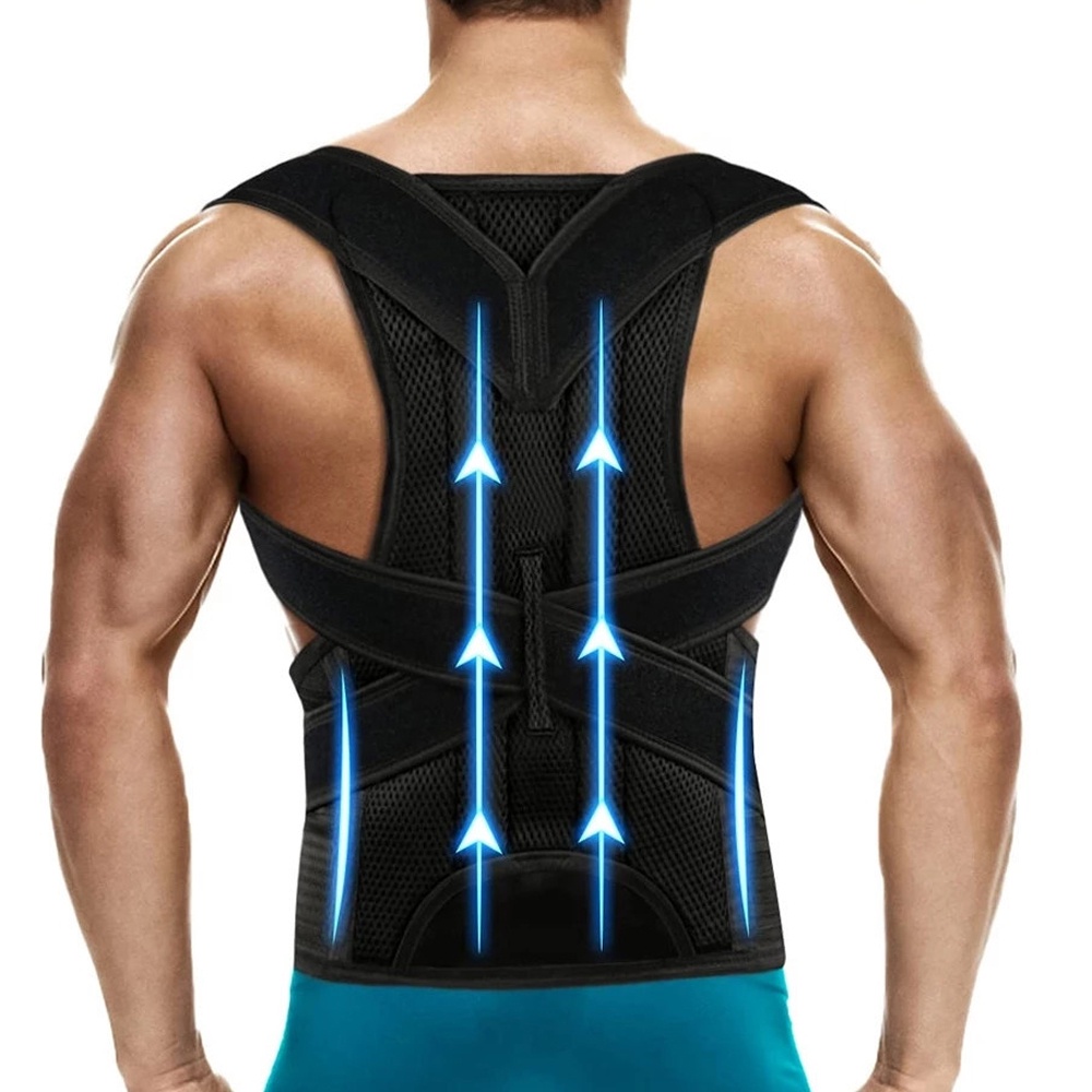 Medical Therapy Shoulder Posture Corrector Scoliosis Back Brace Spine ...
