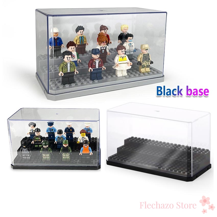 3 Steps Dustproof Display Case Box 18*9*10.2CM Acrylic Figures City Car ...
