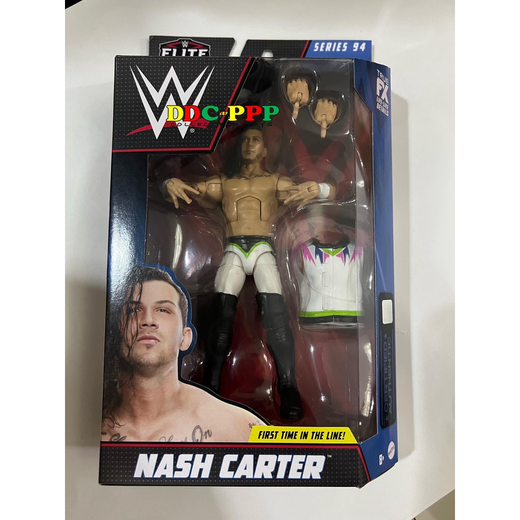 NASH CARTER - WWE Elite Collection Series 94 Action Figure (SEALED ...