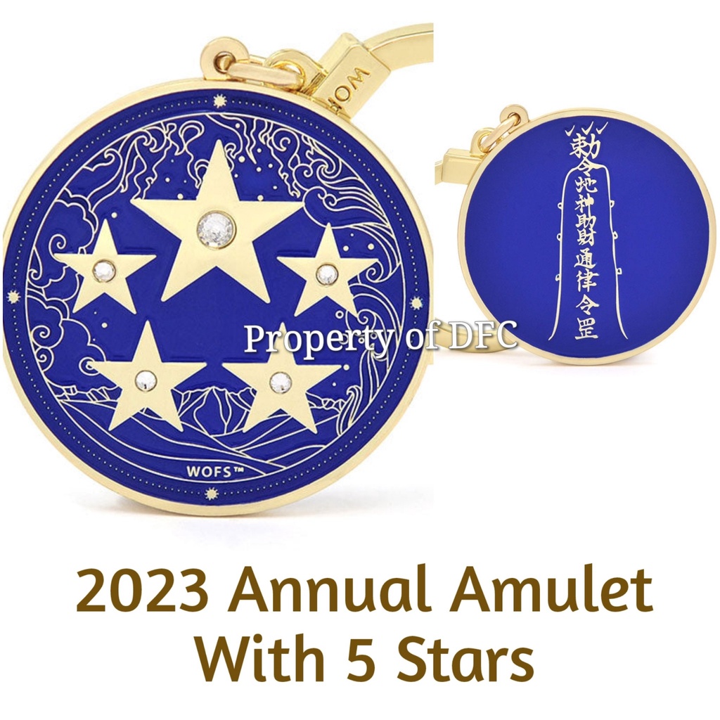 Annual Amulet With 5 Stars Three Celestials Mirror Amulet ...
