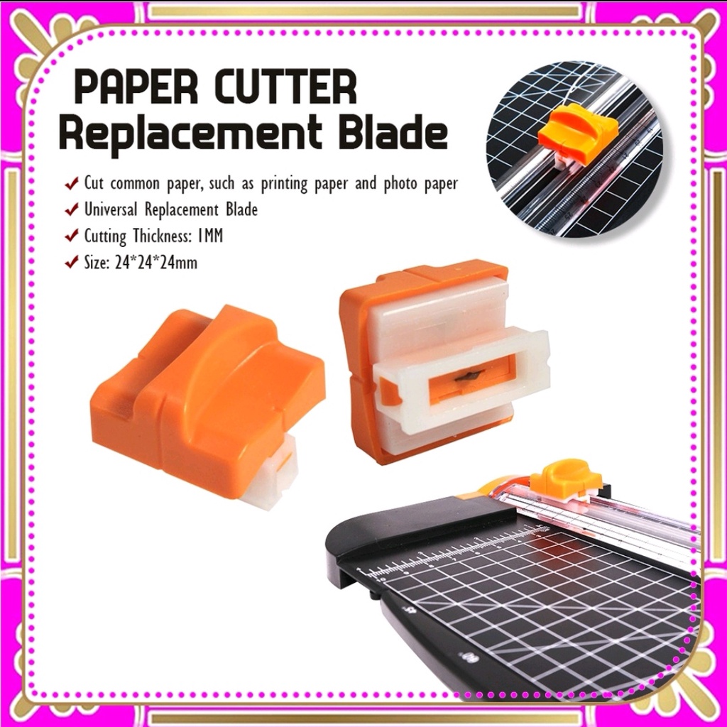 Paper Trimmer Replacement Blade For Plastic Base Paper Cutter (Orange ...