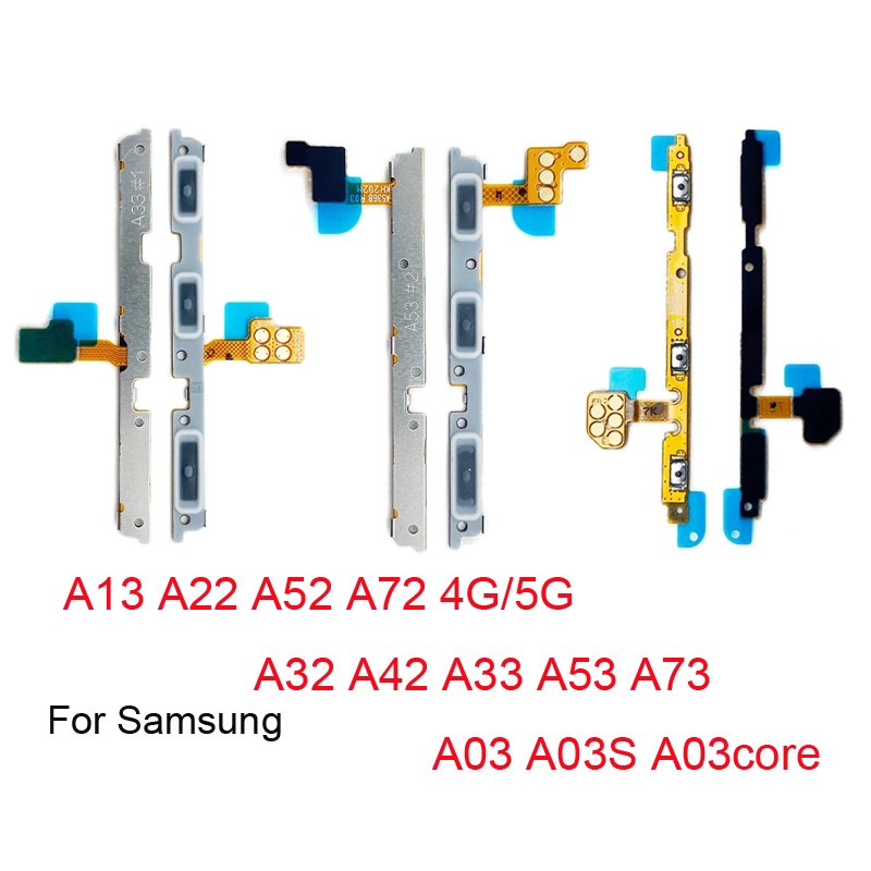 Power Volume Button Flex For Samsung Galaxy A03 Core A03S A22 A32 A42 A52 A72 A13 A33 A53 A73 4G ...